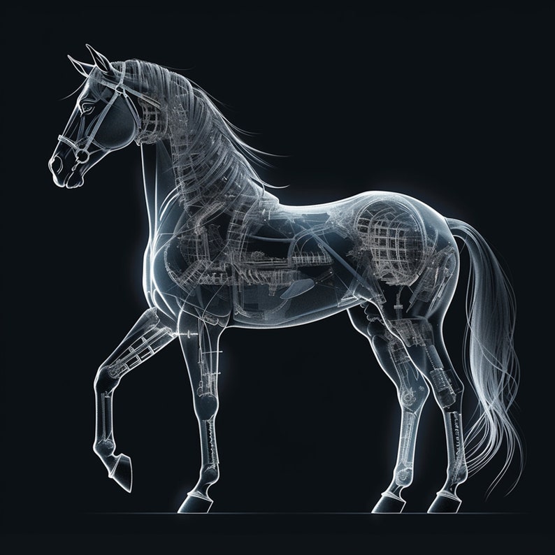 Majestic Steed Horse Clipart Collection Galloping Horse PNG Bundle for ...