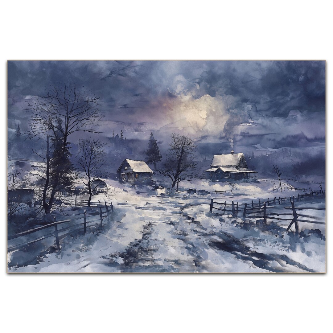 30 High-res Rustic Village Landscape Digital Art, Multi-aspect Ratios ...