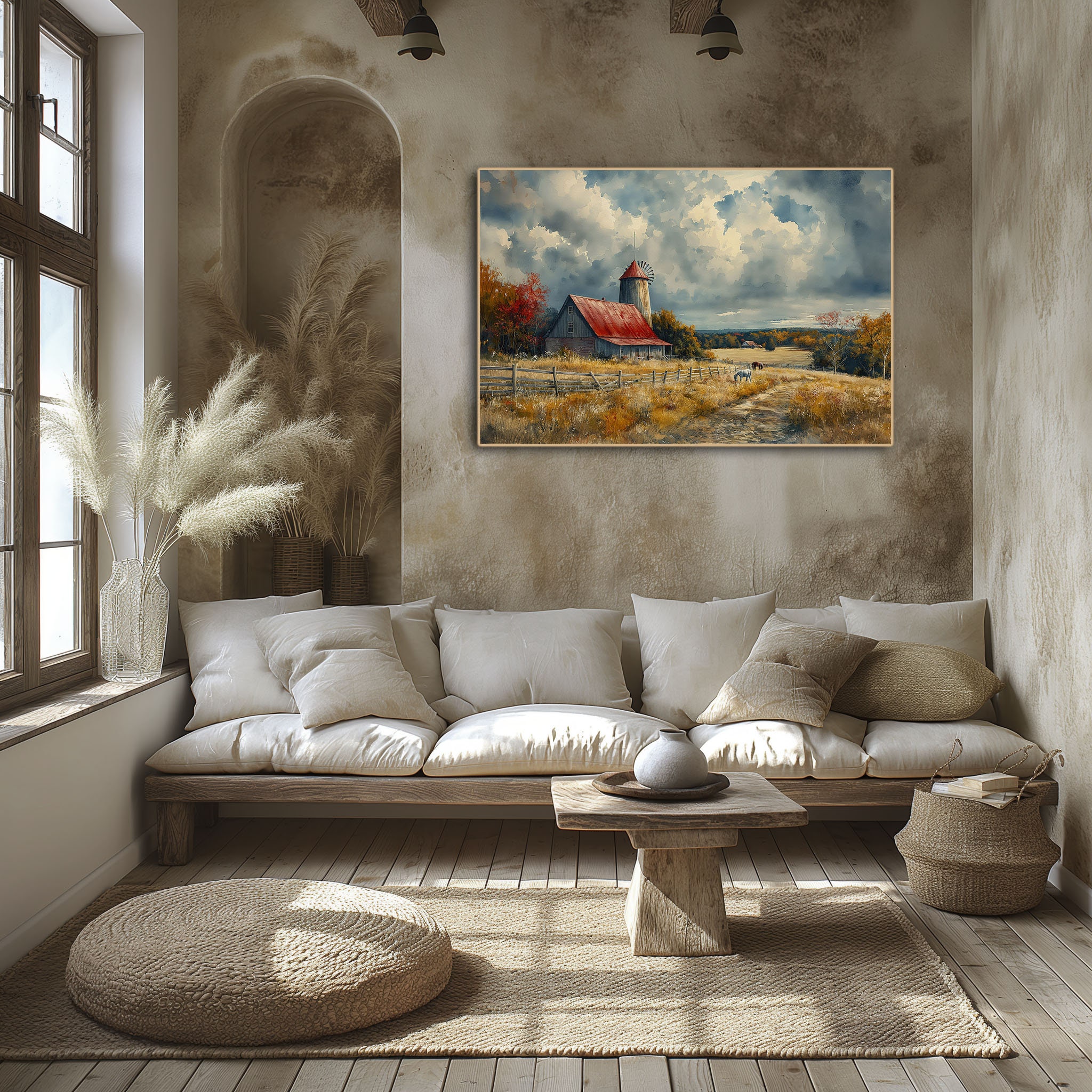 30 Rustic Landscape Digital Art Bundle Variety Pack, High-res Images ...