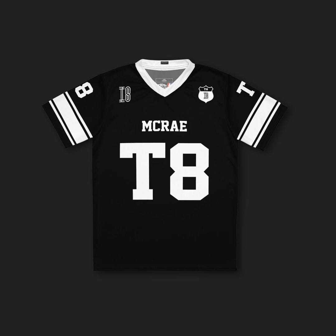 Tate Mcrae Football Jersey, Tate Concert Clothes, T8 Mcrae Jersey, Tate Mcrae Tshirt, T8 Shirt ...