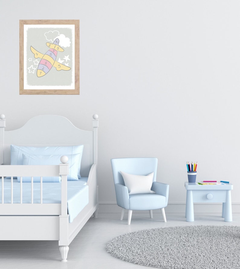 HOPSCOTCH Printable Digital Art, Digital Artwork, Digitalized, Children ...