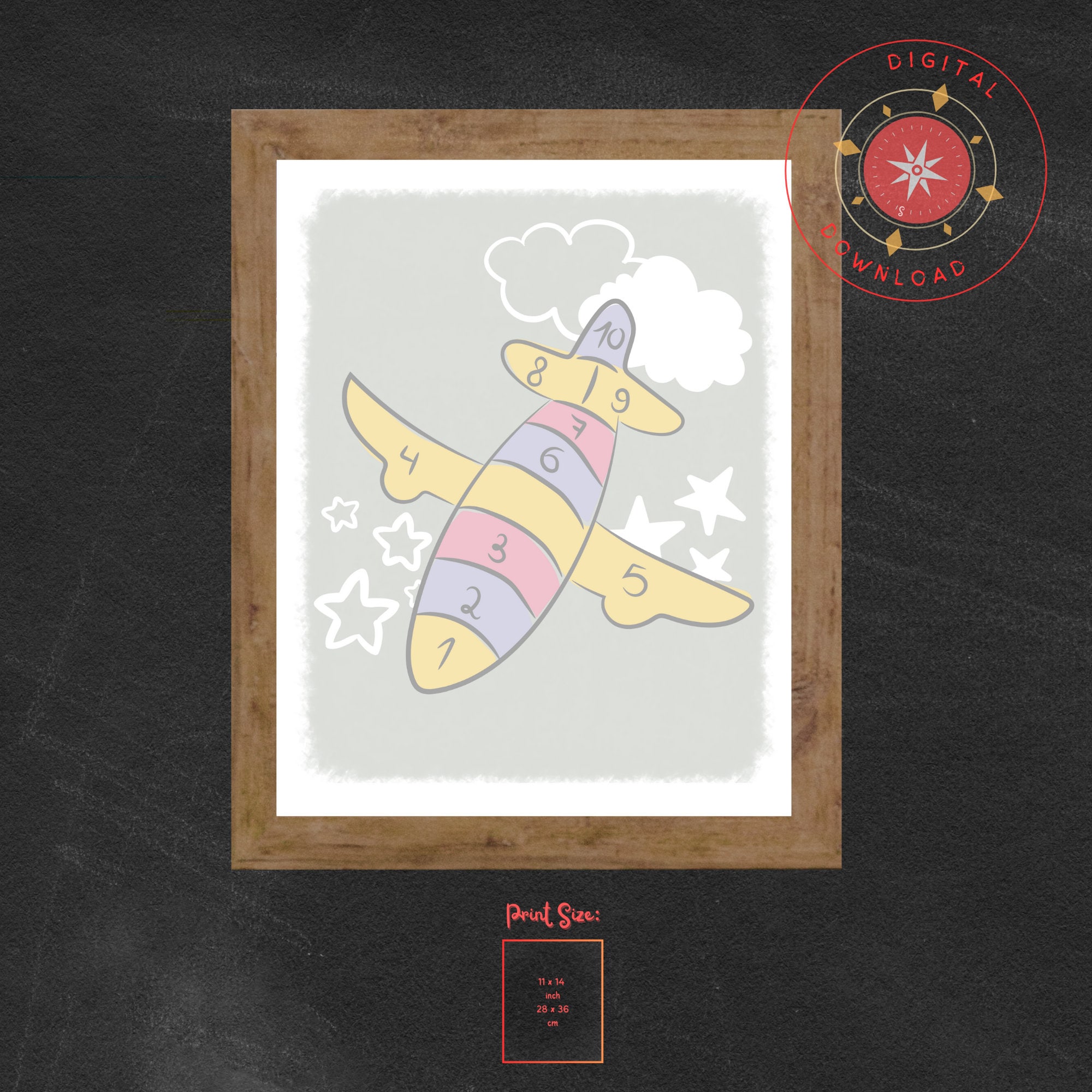 HOPSCOTCH Printable Digital Art, Digital Artwork, Digitalized, Children ...