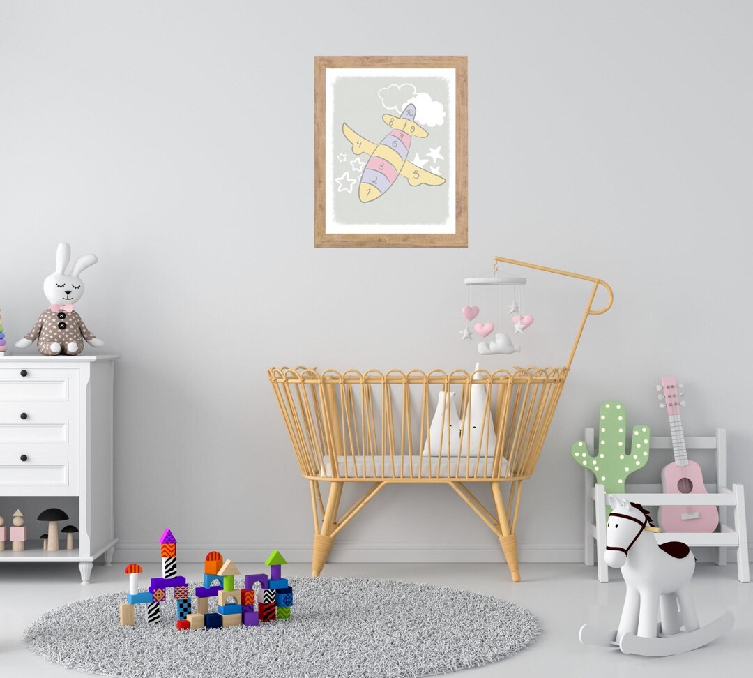 Hopscotch Printable Digital Art, Digital Artwork, Digitalized, Children ...