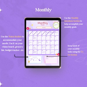 Digital Planner Bundlepurple Planner Printablepastel undated Planner A4 ...