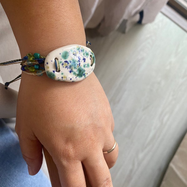 Ceramic Bracelet - Etsy