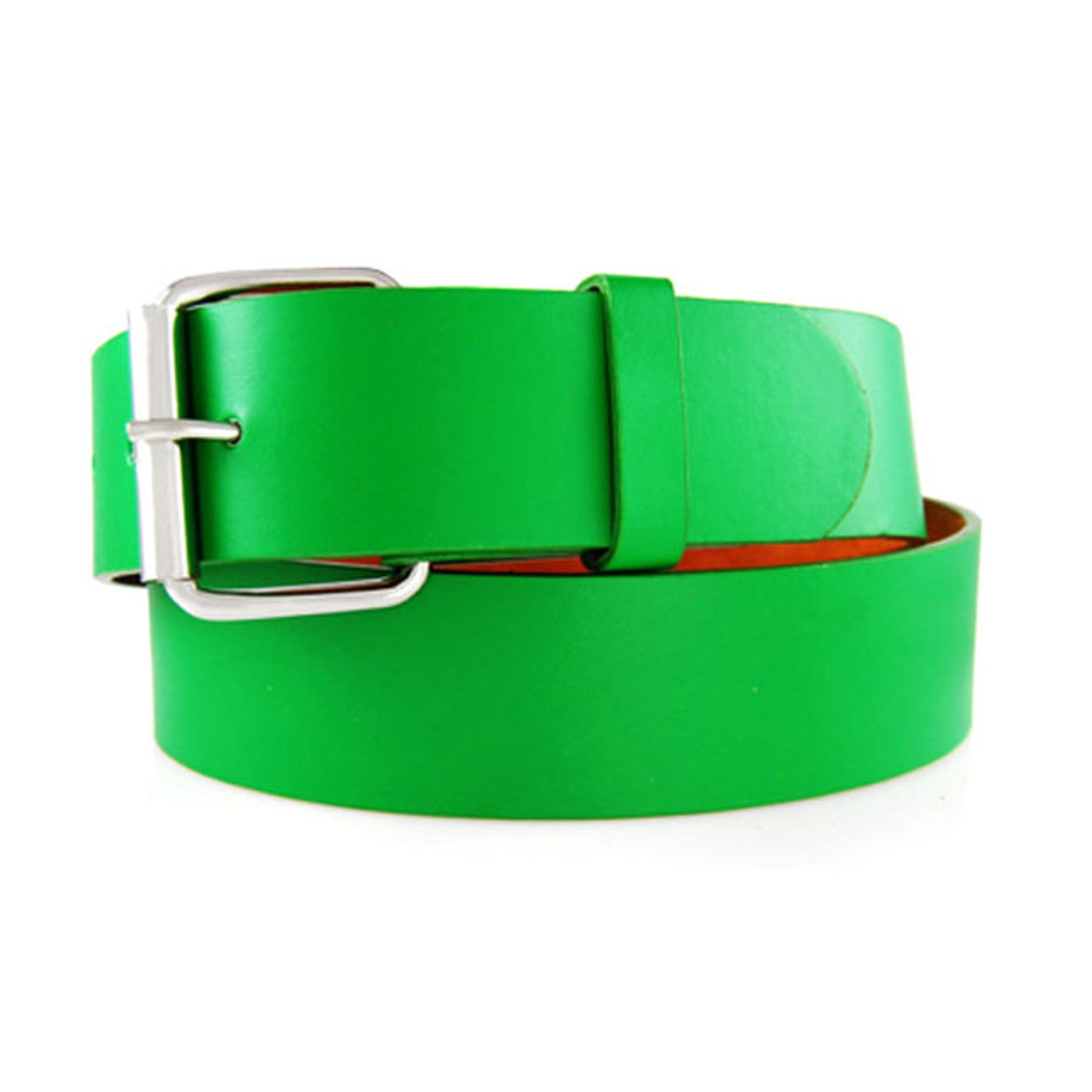 Snap-on Plain Leather Belt Removable Roller Buckle Solid Unisex Men ...