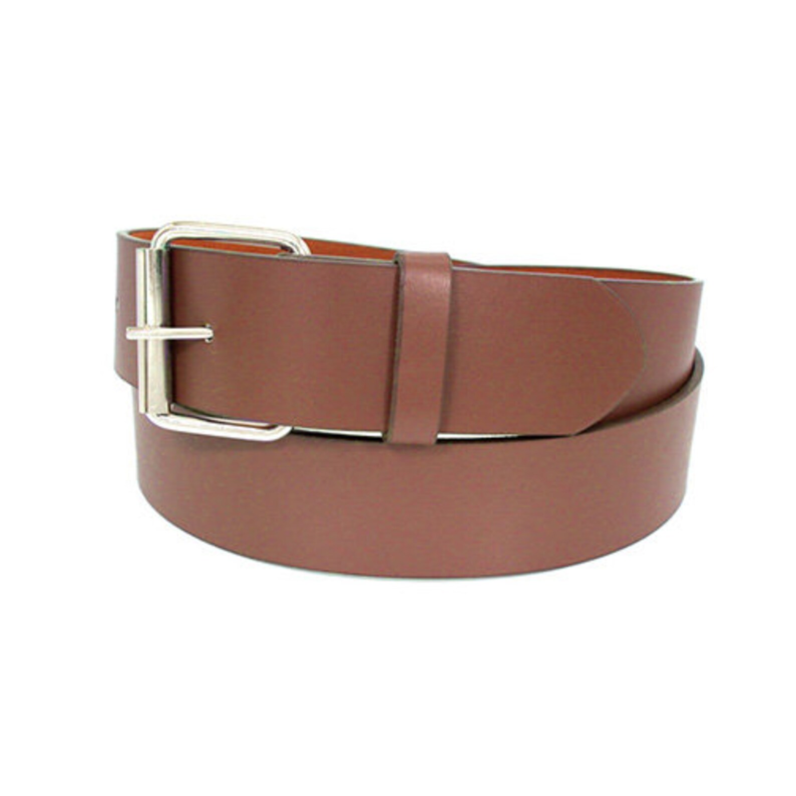 Snap-on Plain Leather Belt Removable Roller Buckle Solid Unisex Men ...