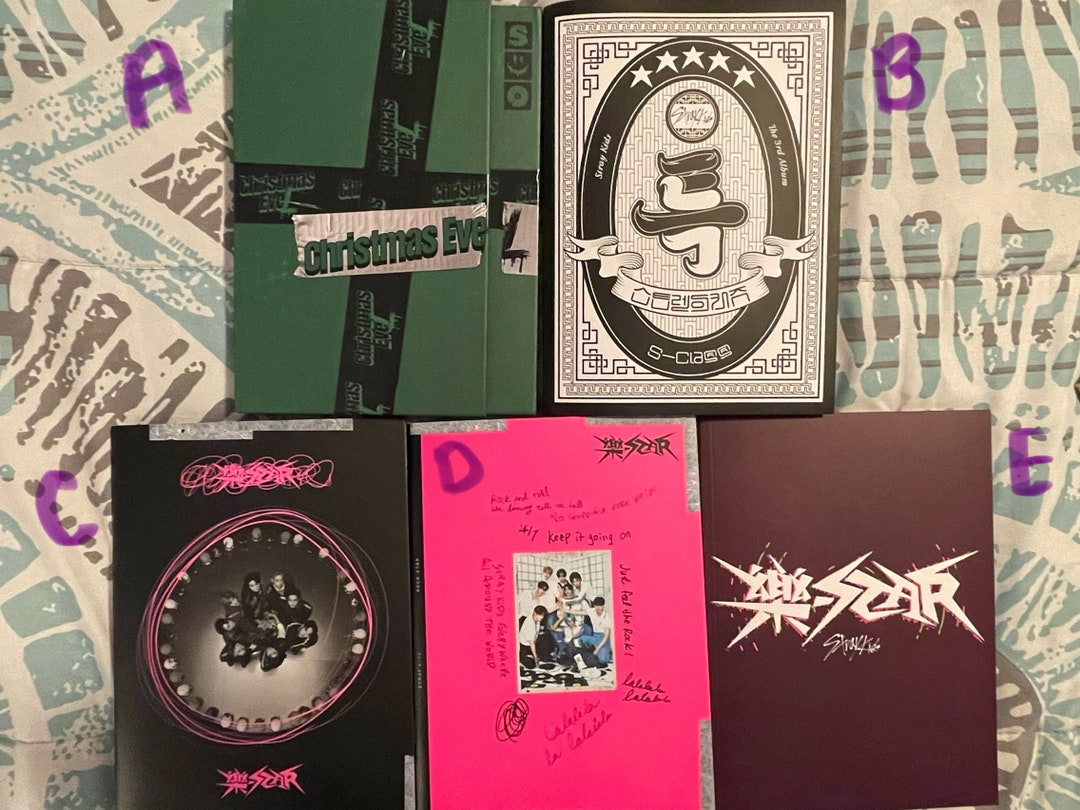 OPENED Official Stray Kids Albums - Etsy