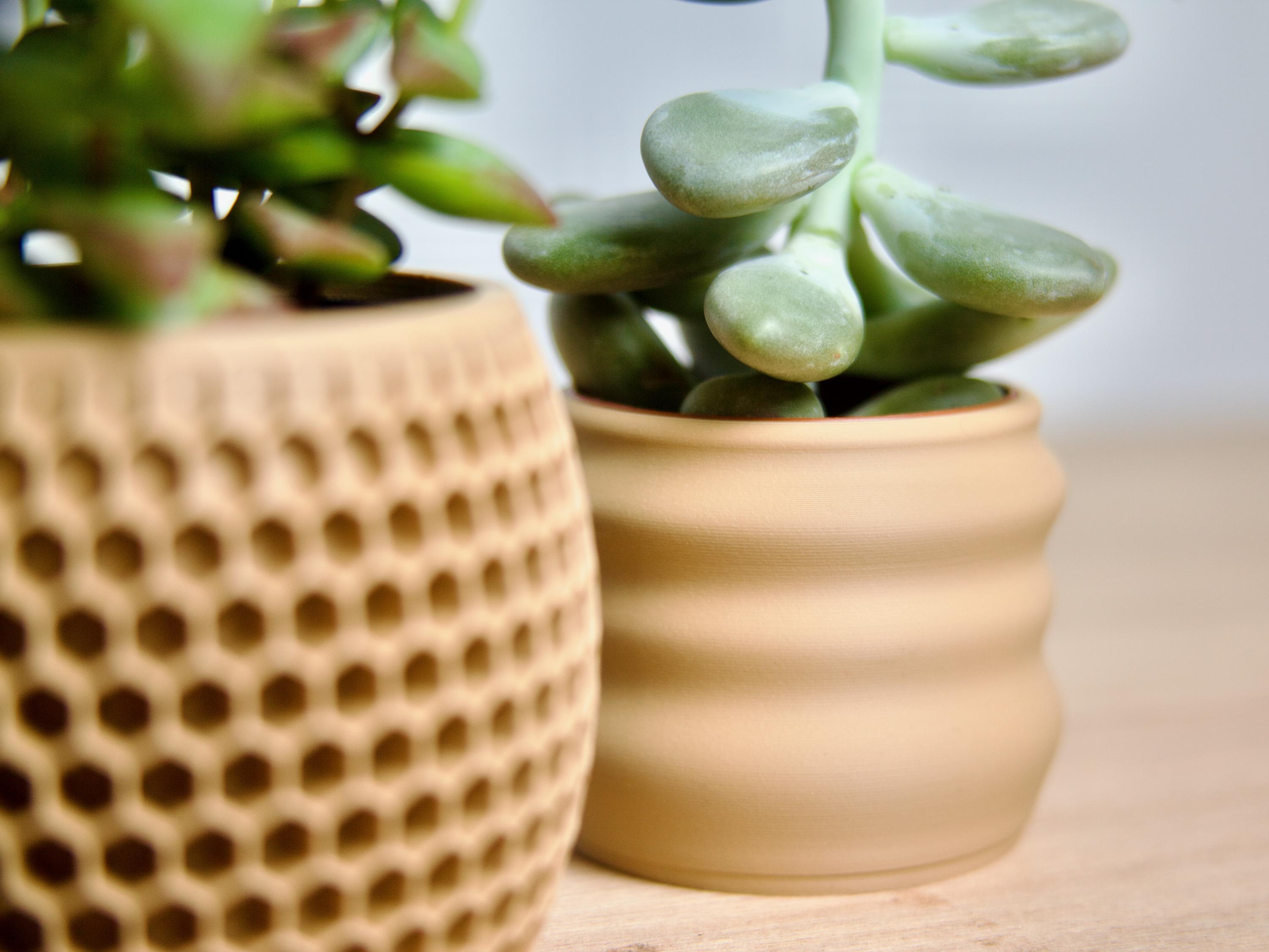Sculpted Modern Organic Planter - Stylish Bioplastic/eco-friendly ...