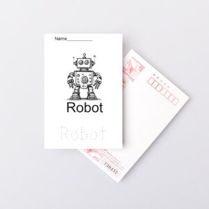 Preschool Alphabet Tracing Coloring Set Complete A-Z Activity Worksheet ...