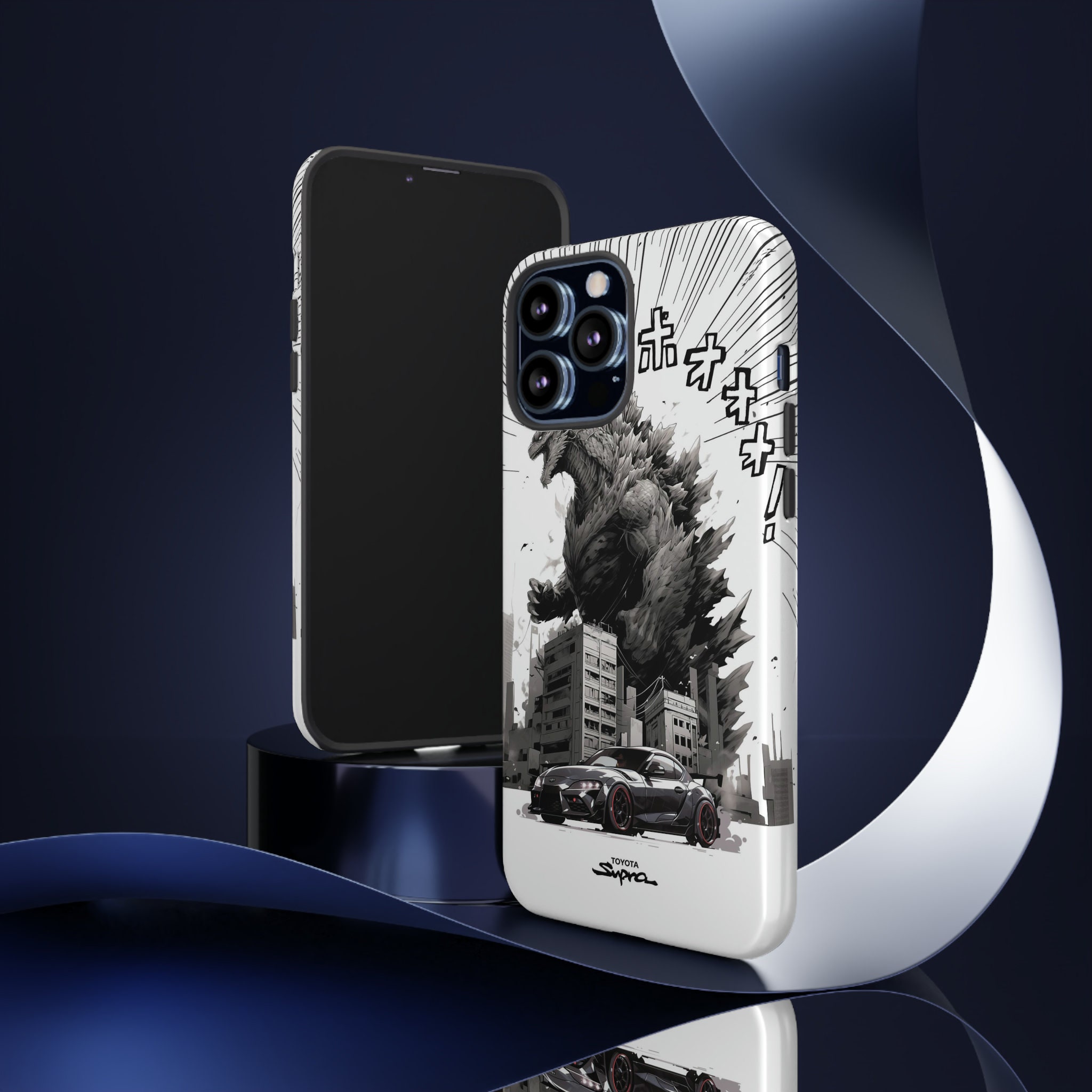 Toyota Supra Godzilla Phone Cases, Toyota Supra, Legendary JDM Car ...