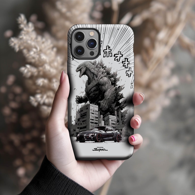 Toyota Supra Godzilla Phone Cases, Toyota Supra, Legendary JDM Car ...