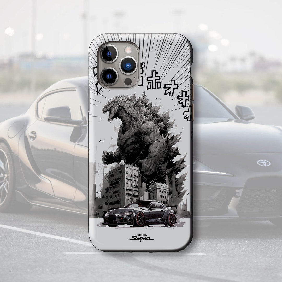 Toyota Supra Godzilla Phone Cases, Toyota Supra, Legendary JDM Car ...