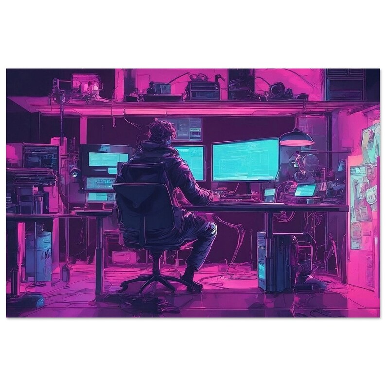 Tech and Gamer - Wall Art - Etsy