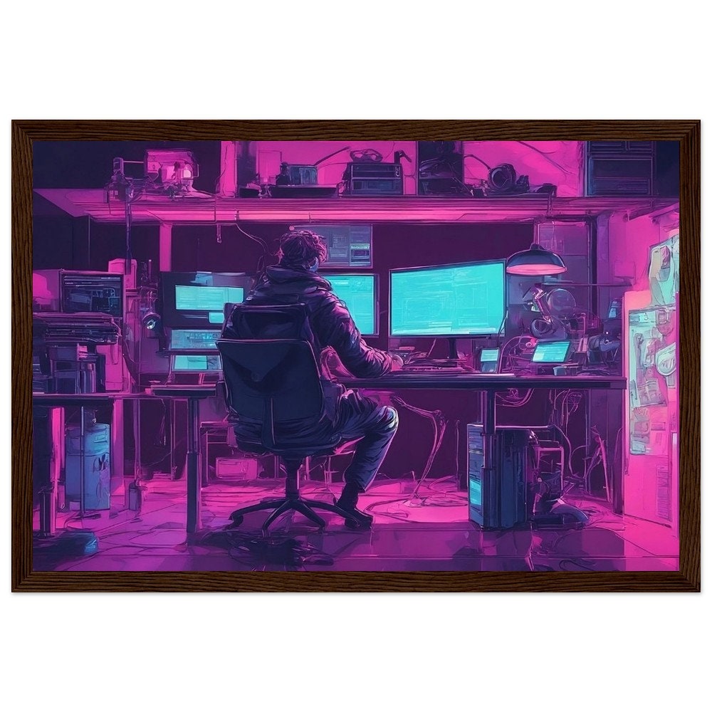 Tech and Gamer - Wall Art - Etsy