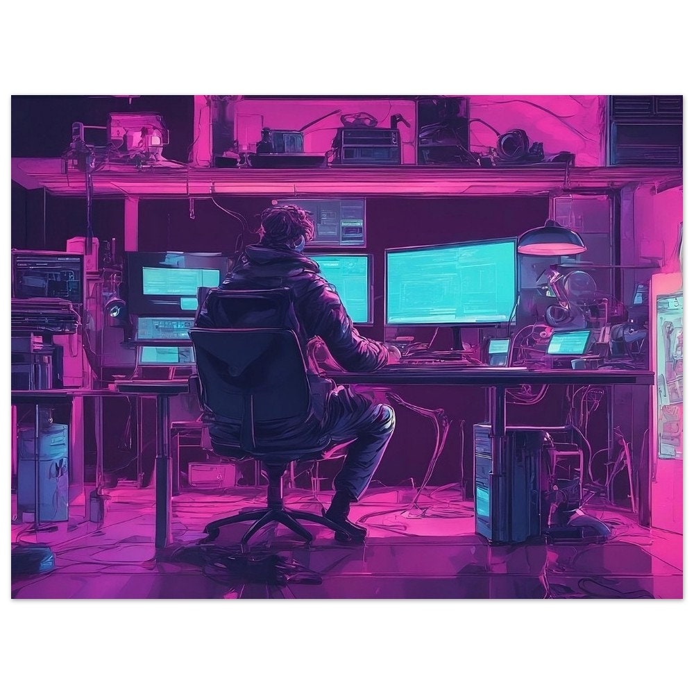 Tech and Gamer - Wall Art - Etsy