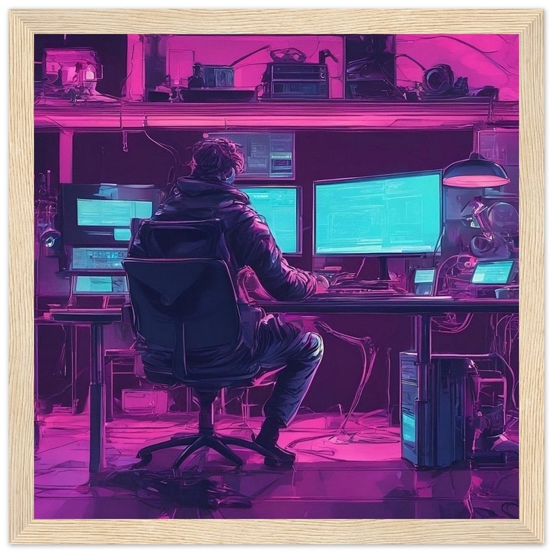 Tech and Gamer - Wall Art - Etsy