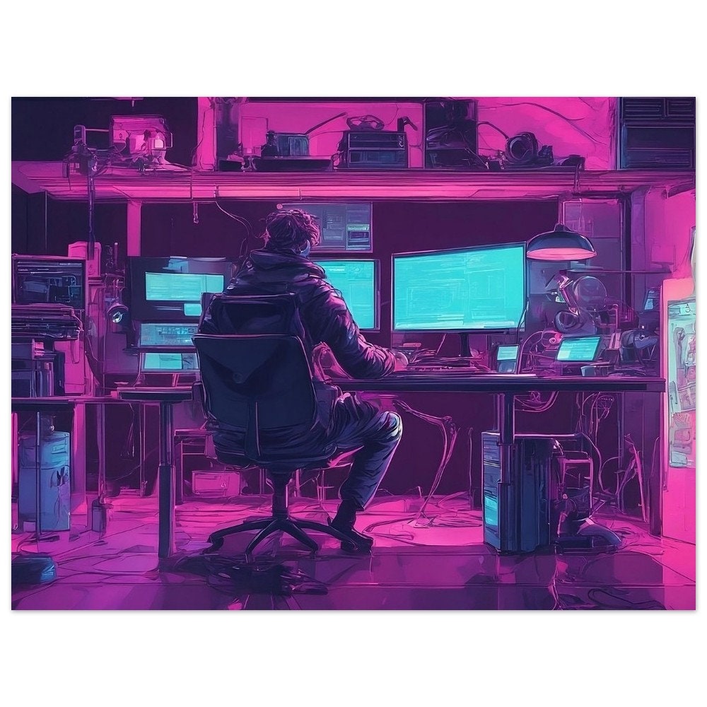 Tech and Gamer - Wall Art - Etsy