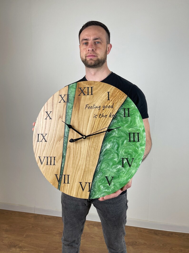 Wall Clock, Personalized Clock, Custom Clock, Large Wall Clock, Clock ...