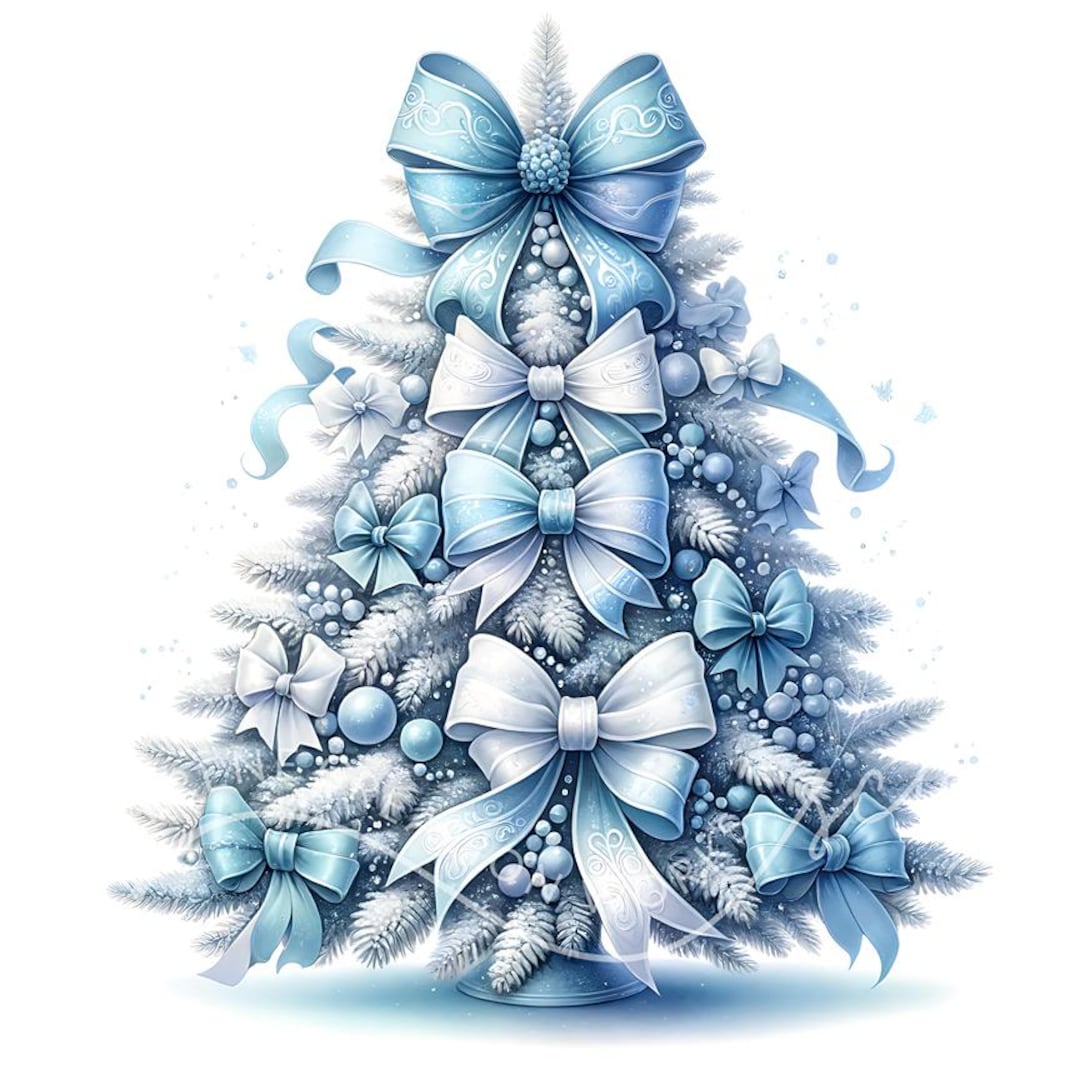 Pastel Christmas Tree Clipart 10 JPG Pastel Christmas Clipart, Coquette ...