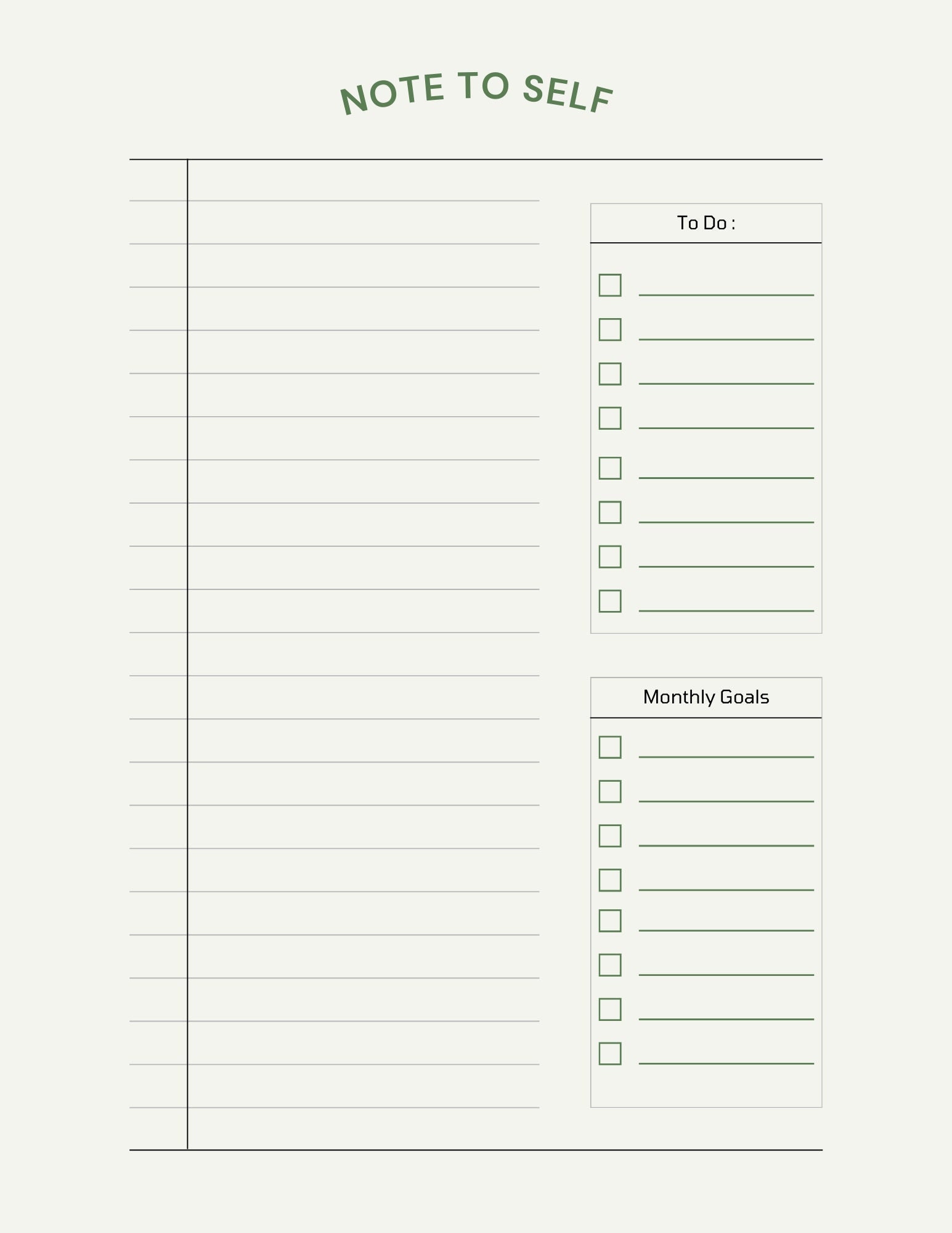 Green Digital Planner - Etsy