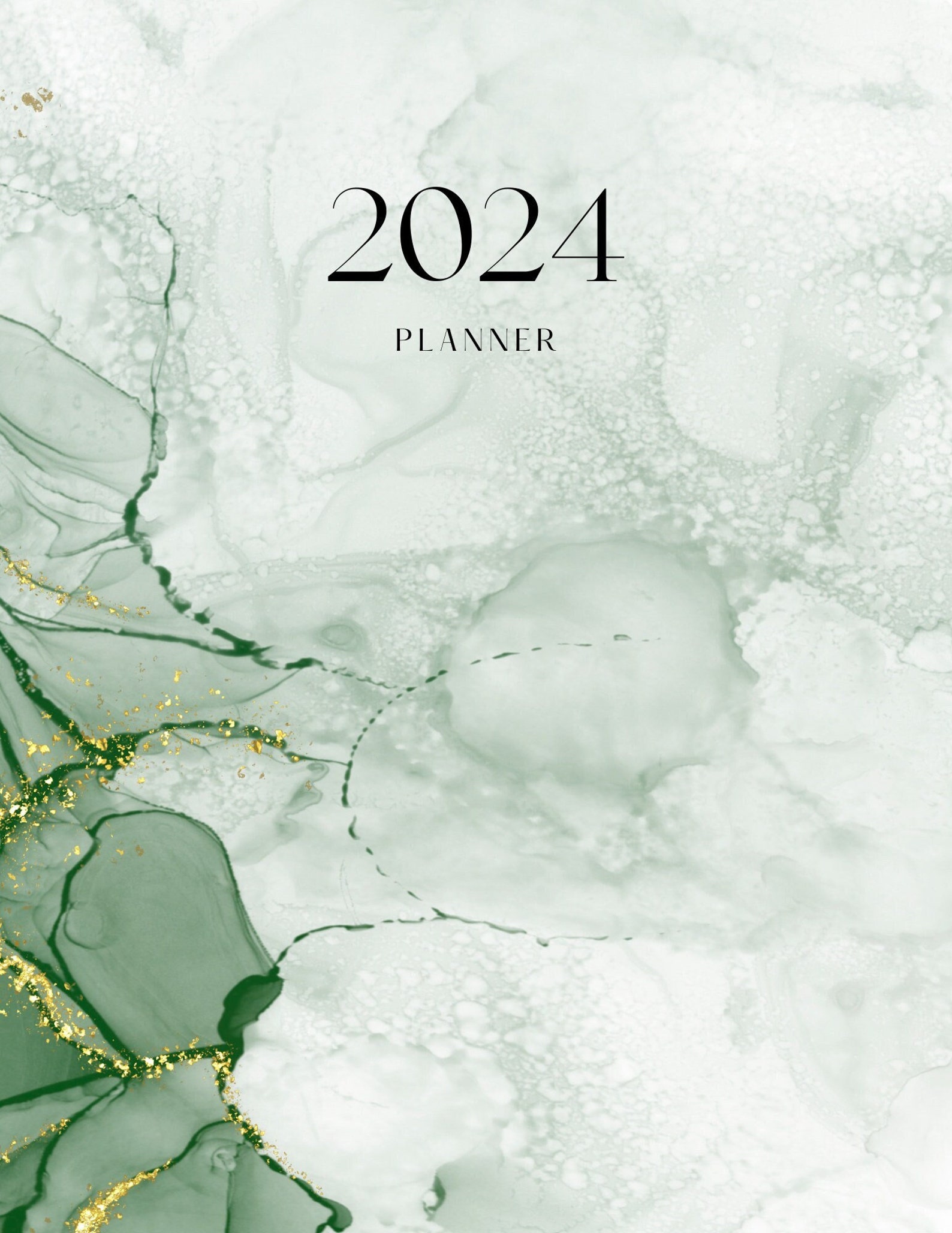 Green Digital Planner - Etsy