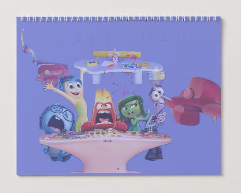 2025 Inside Out the Movie Wall Calendar 2025 - Etsy