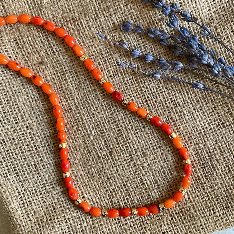Coral Necklace - Etsy