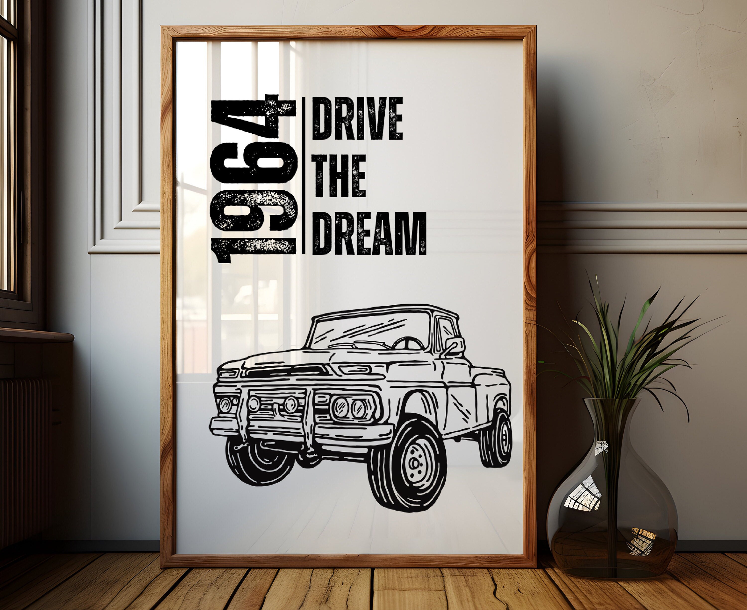 Retro Vintage Cars Prints, Classic Car Printable Artwork, Boys Room ...