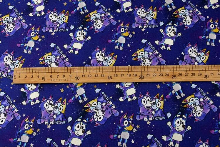 Bluey Fabric Bluey Dog Fabric Pure Cotton Fabric Anime Cartoon Cotton ...