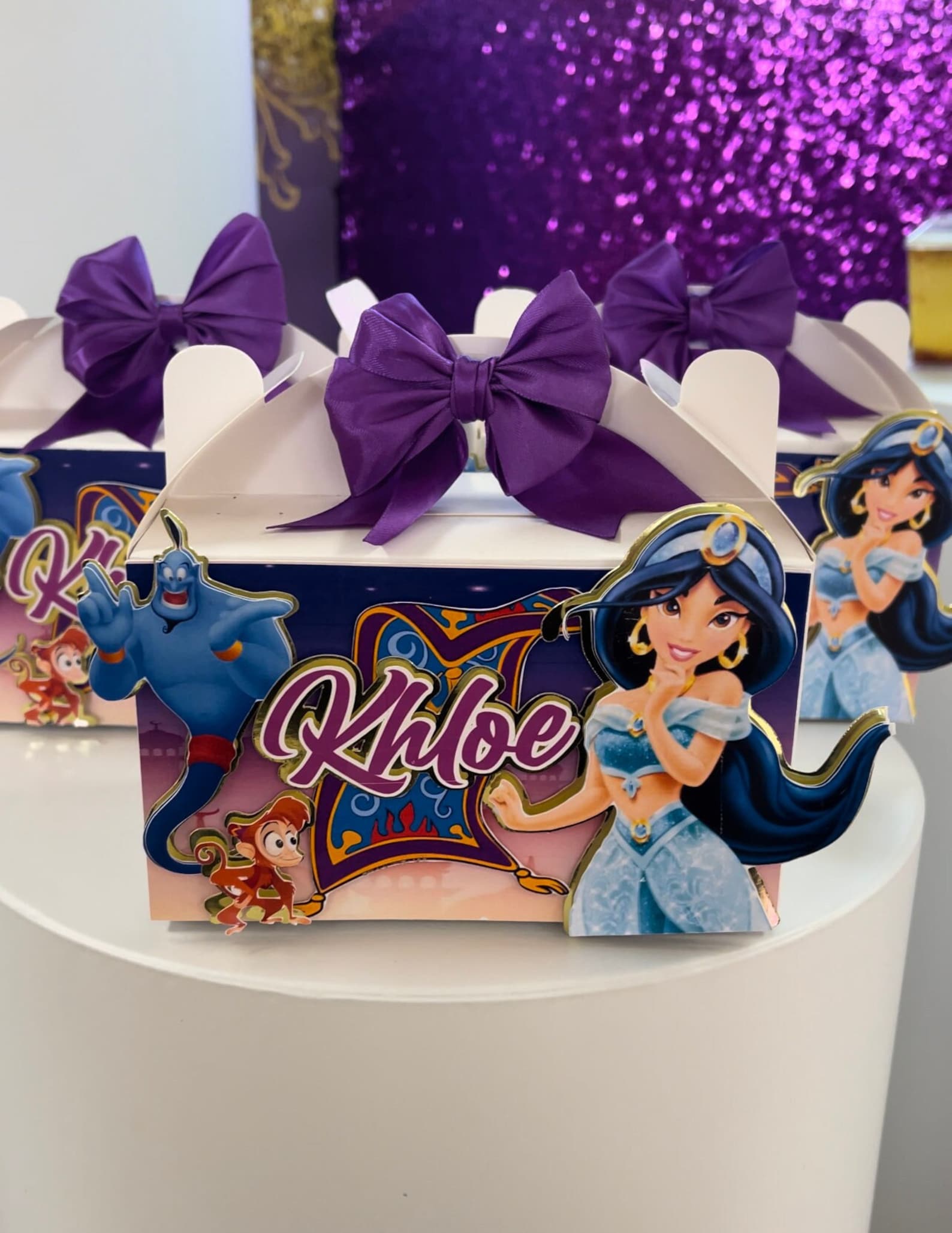 Princess Jasmine Party Favor Box - Etsy