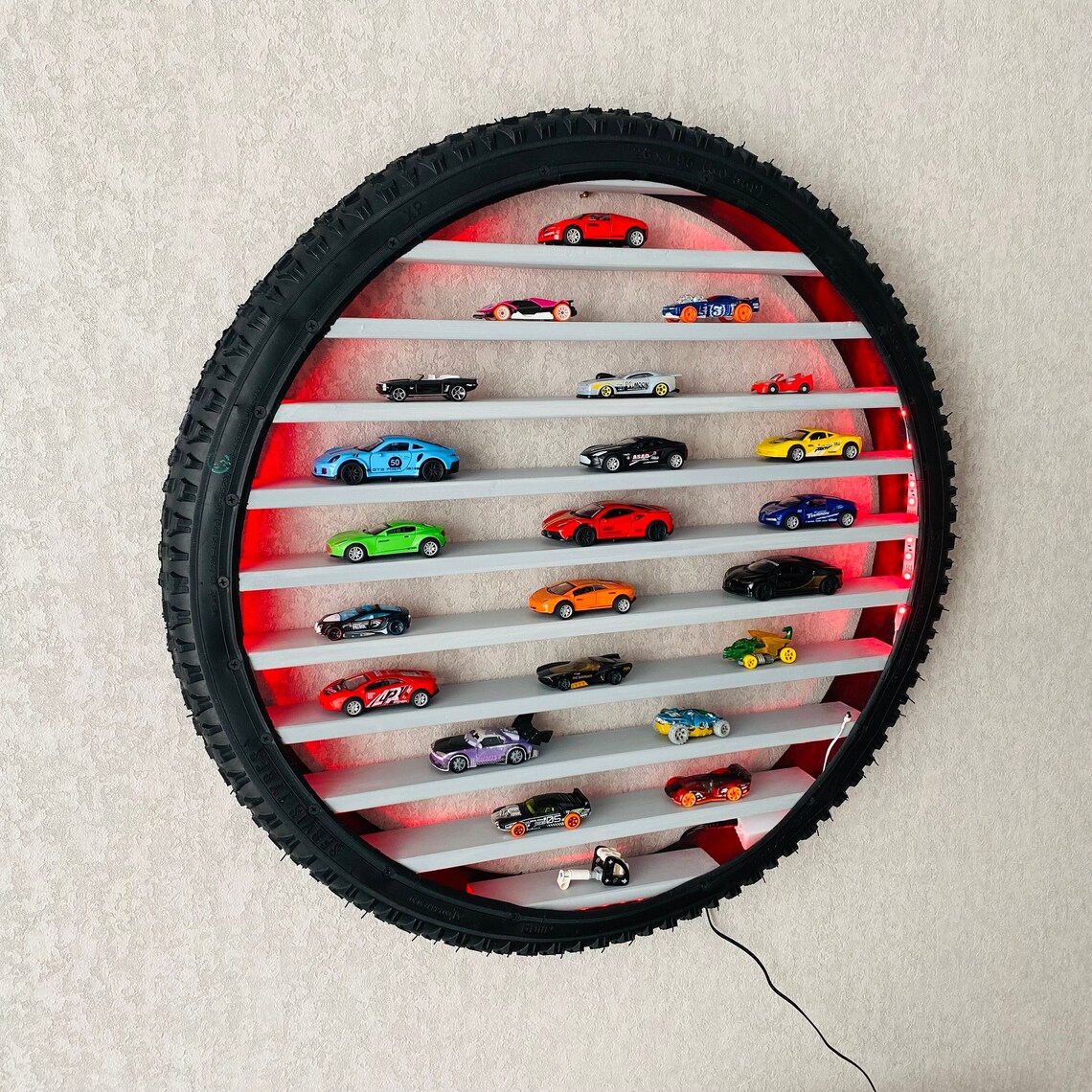 Toy Car Shelf, Toy Car Display Case, Wall-mounted Toy Car Shelf, Toy ...