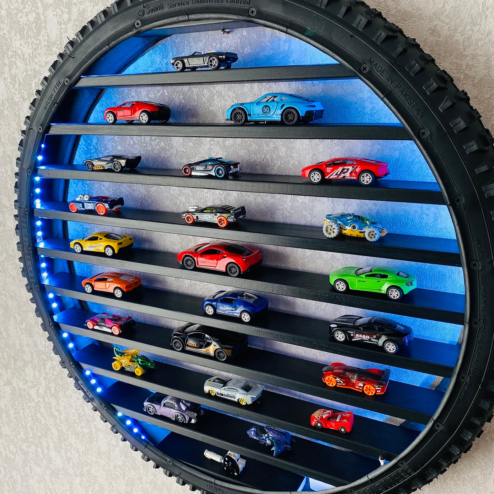 Toy Car Shelf, Toy Car Display Case, Wall-mounted Toy Car Shelf, Toy ...