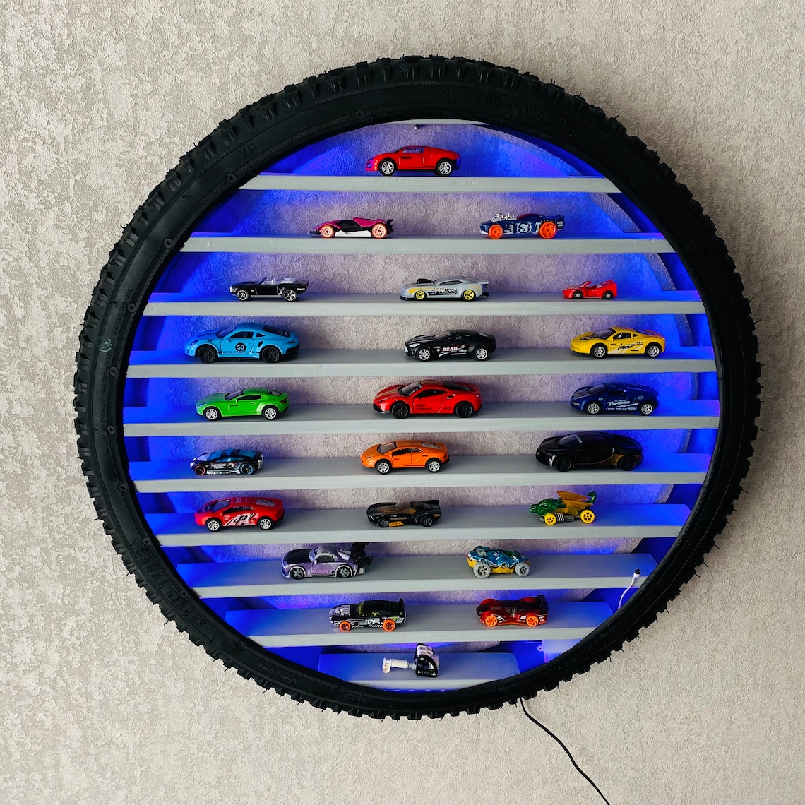 Toy Car Shelf, Toy Car Display Case, Wall-mounted Toy Car Shelf, Toy ...