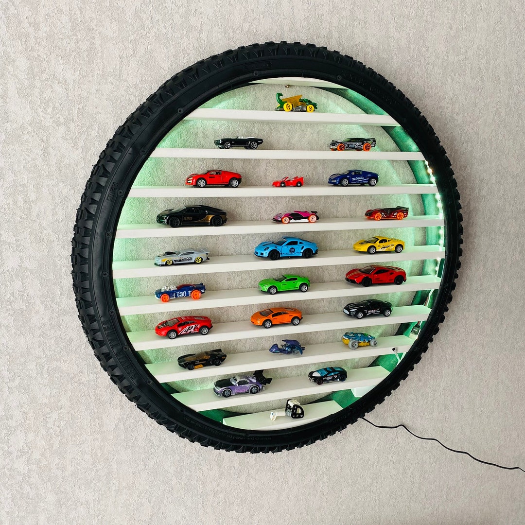 Lighted Wheels, Wheels Display, Wheels Display Shelf, Tire Shelf, Toy ...