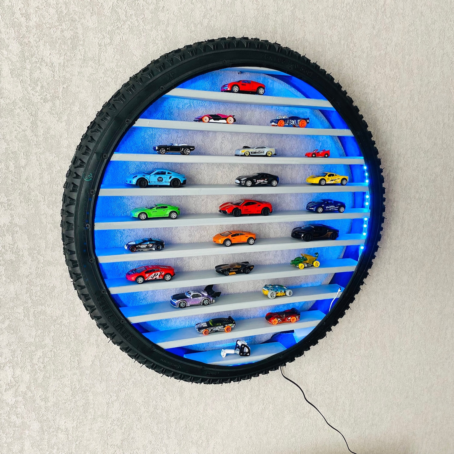 Toy Car Shelf, Toy Car Display Case, Wall-mounted Toy Car Shelf, Toy ...