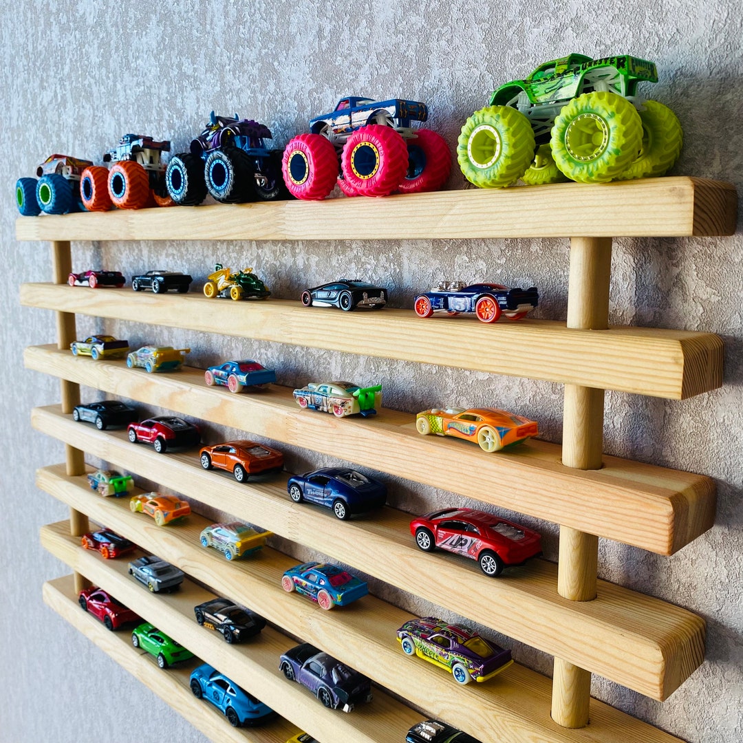 Hand Crafted Toy Car Shelf, Boy Room Decor, Boy Room Art, Boy Room Wall ...
