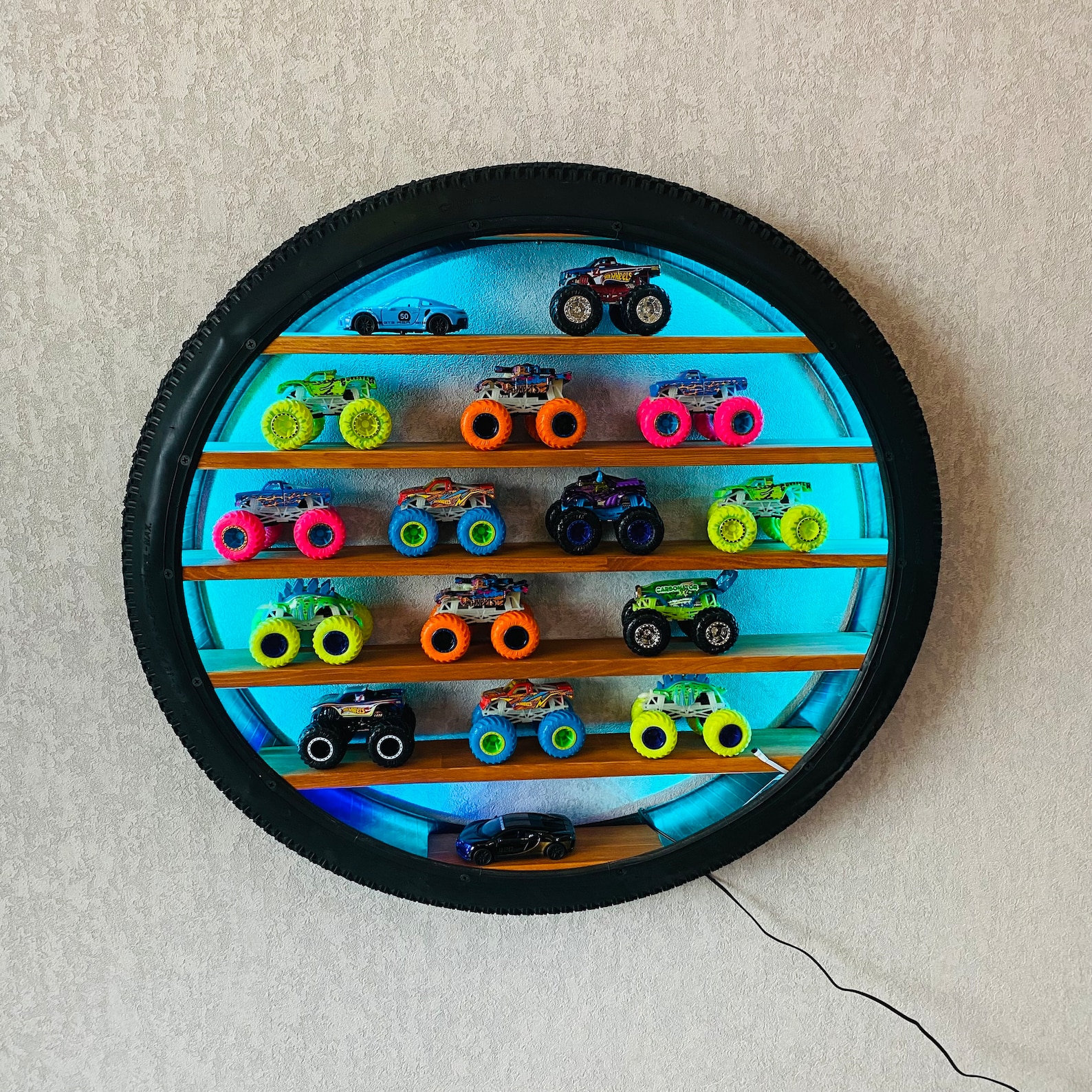 Boy Car Wall Art, Toy Truck Storage, Toy Truck Organizer, Toy Car ...