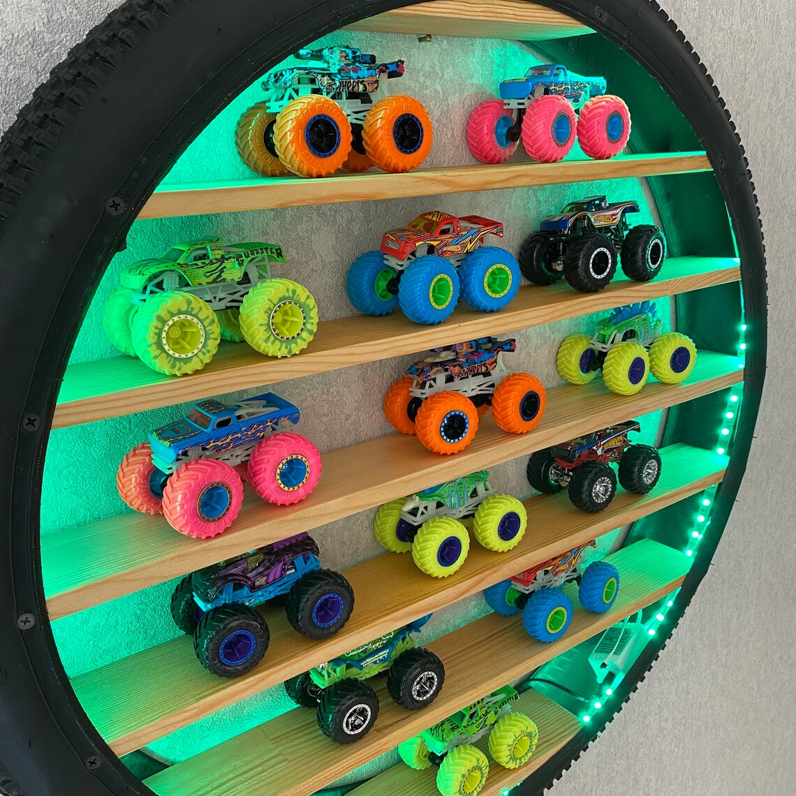 Boy Car Wall Art, Toy Truck Storage, Toy Truck Organizer, Toy Car ...