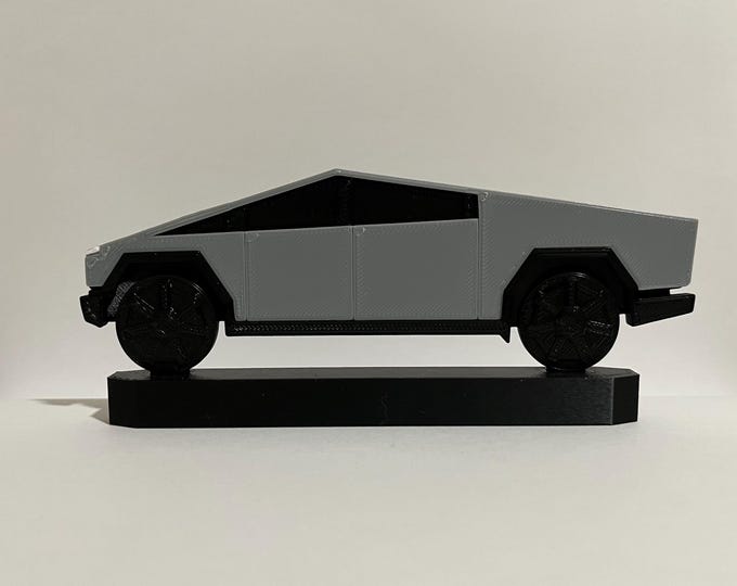 Tesla Cybertruck Model - 3D Printed - for Desk, Shelves, Display, and ...