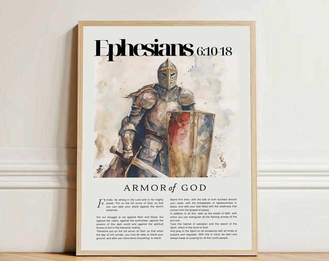 Armor of God Tshirt, Ephesians 6 10, Christian Shirt, Christian Apparel ...