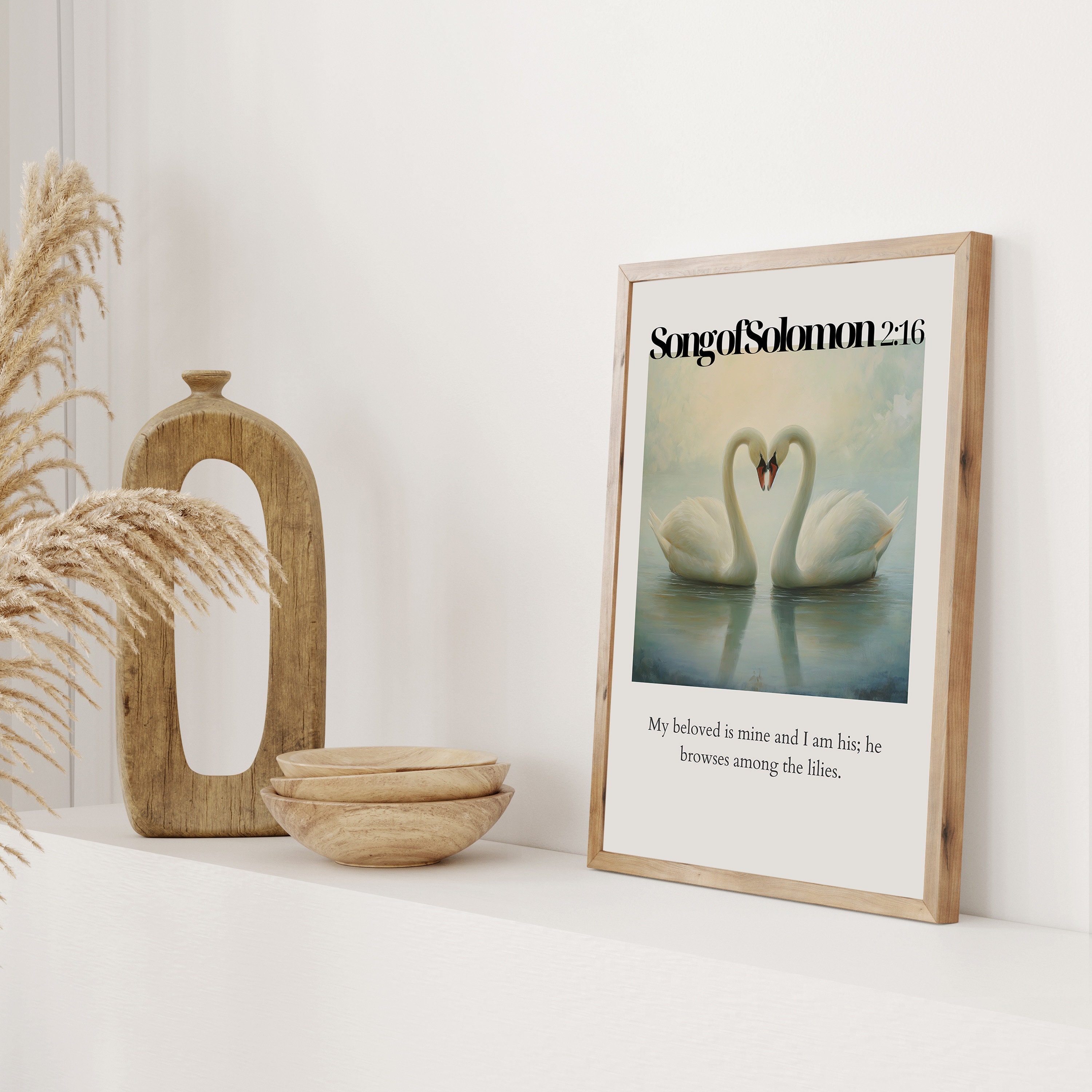 Song of Solomon Poster Love Quotes Bible Verse Wall Art, Scripture Wall ...