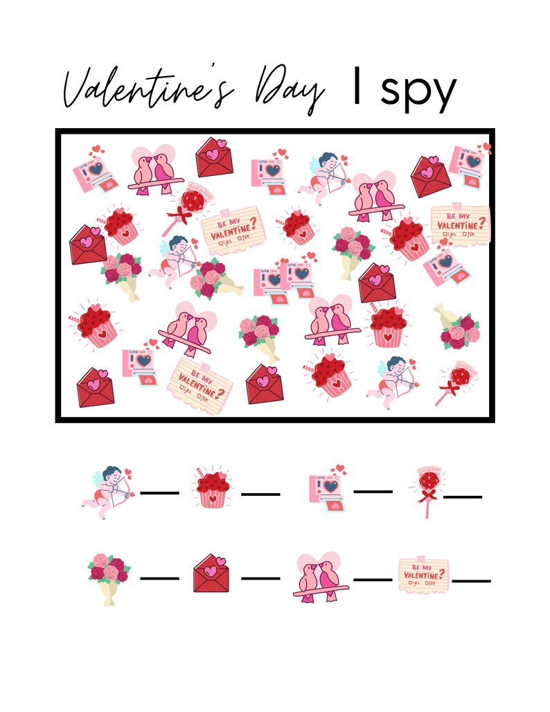Valentine's Day Games and Coloring Sheets Printable Pack for Kids ...