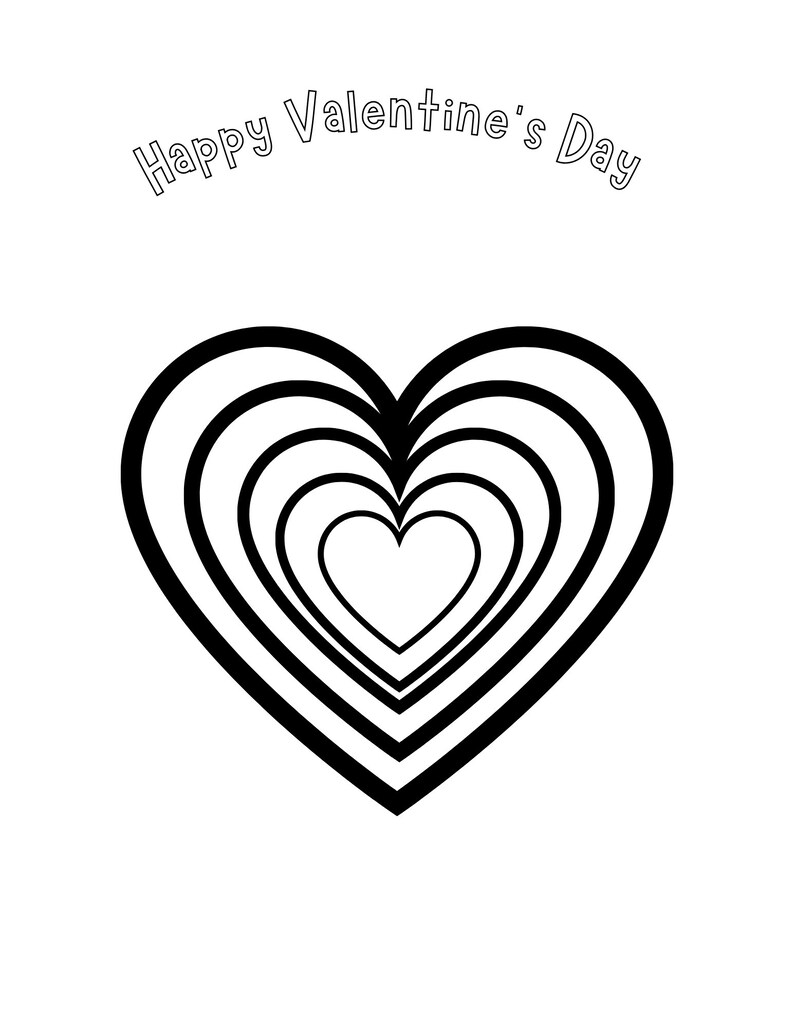 Valentine's Day Games and Coloring Sheets Printable Pack for Kids ...