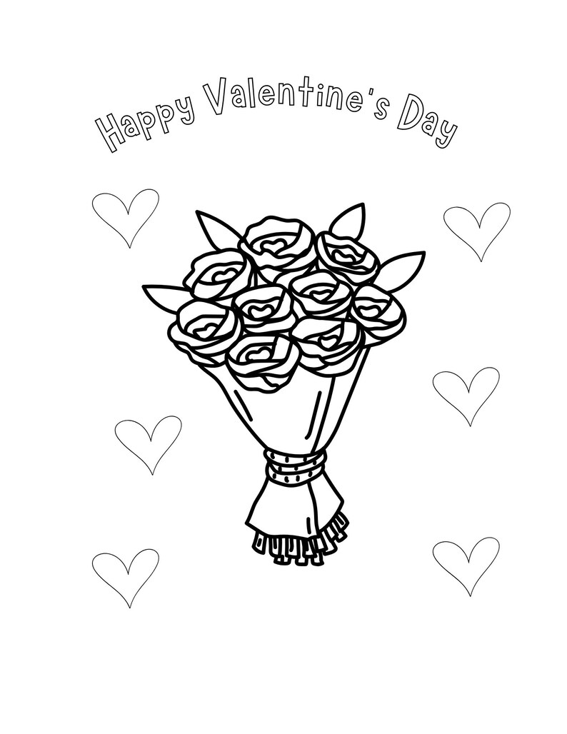 Valentine's Day Games and Coloring Sheets Printable Pack for Kids ...
