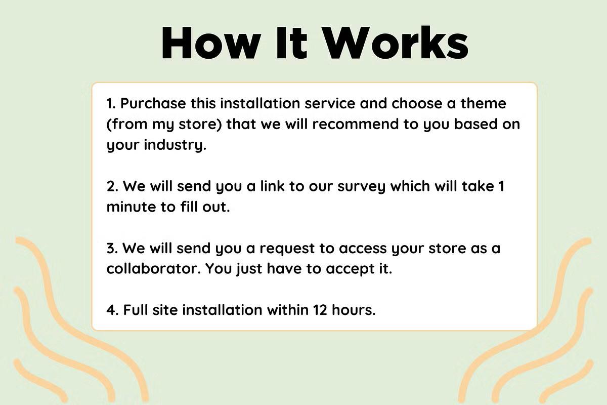 Shopify Full Site Setup, Website Template, Shopify Theme Package ...
