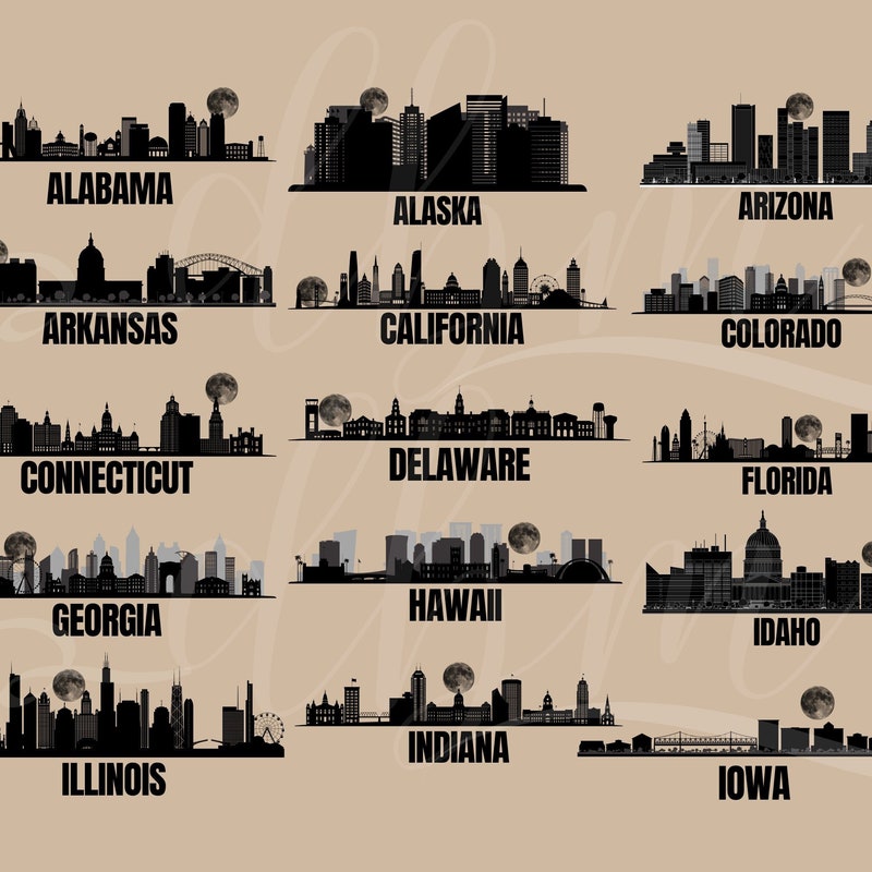 City Skyline Svg - Etsy