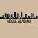Mobile Alabama Skyline Clipart Bundle: Cityscape PNG SVG Art Files ...