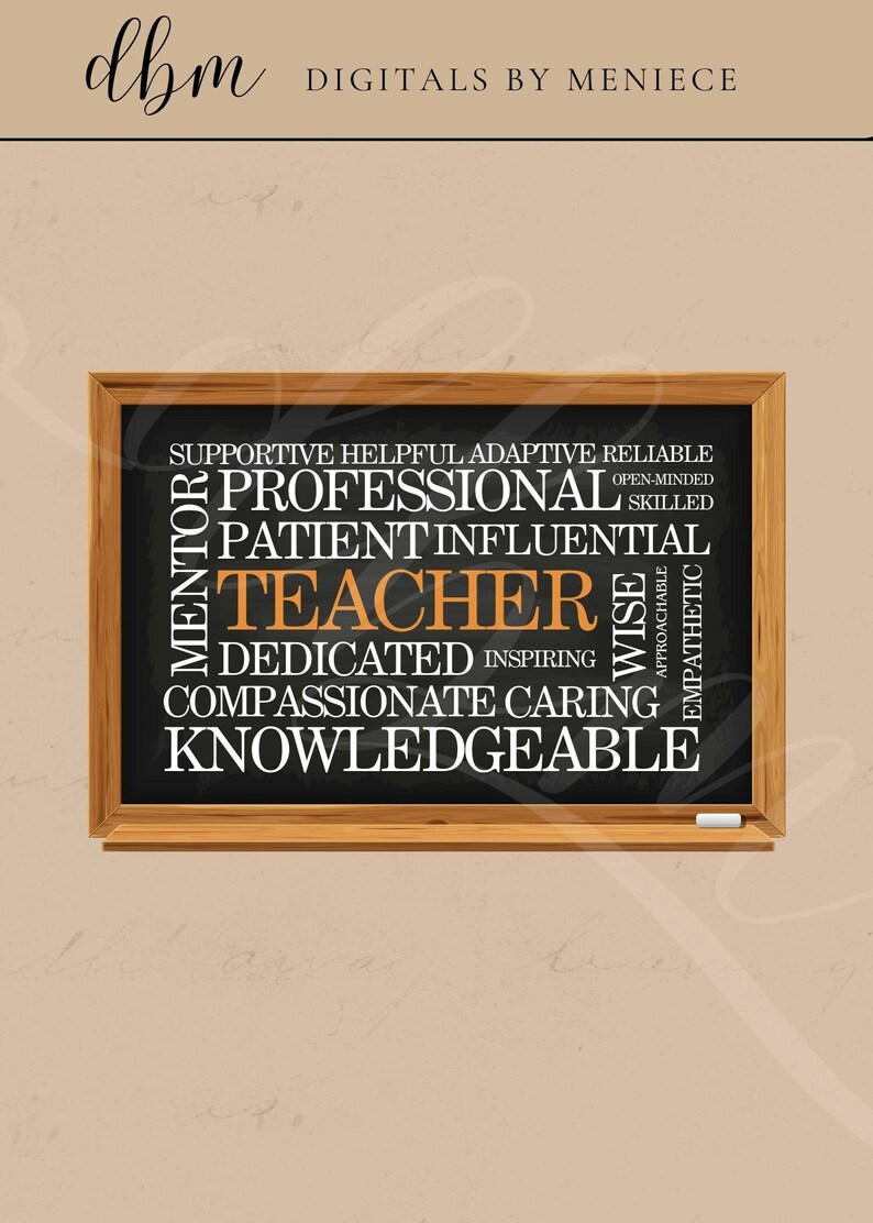 Teacher Word Art Clipart: Subway Design SVG PNG (digital Download) - Etsy