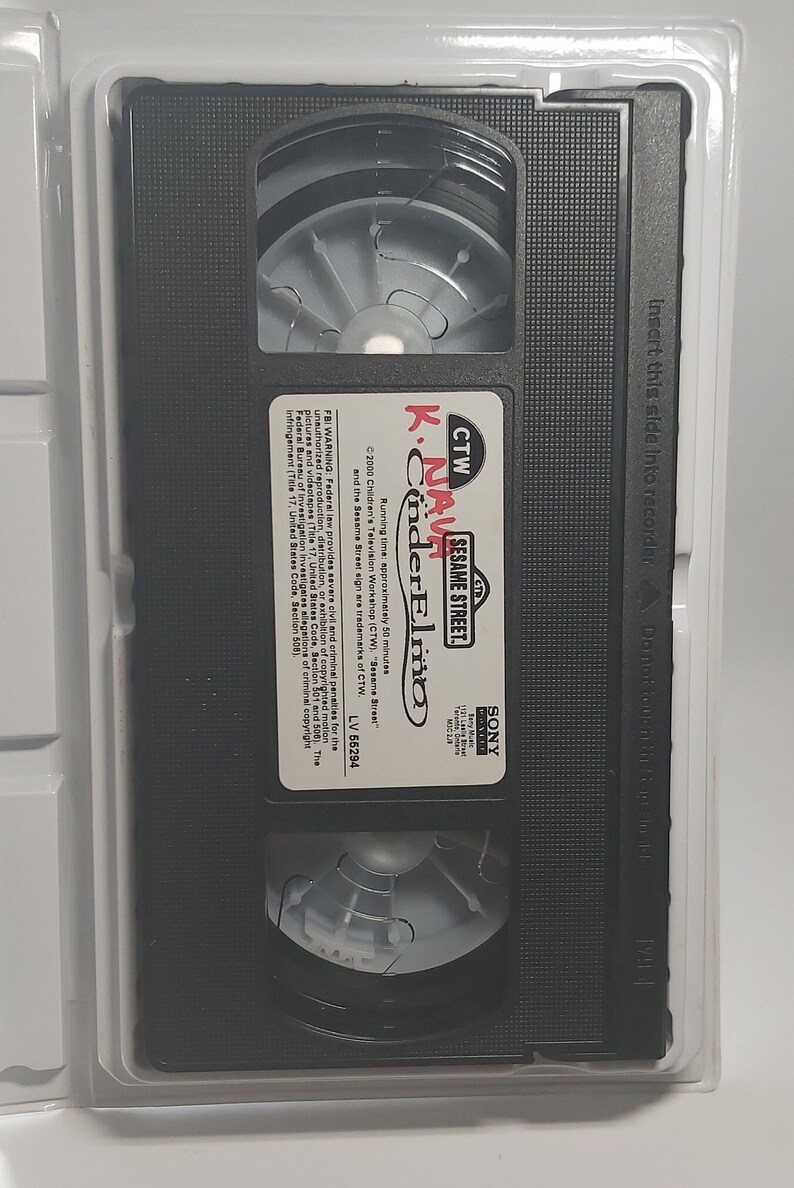 VHS Sesame Street Cinderelmo 2000 - Etsy